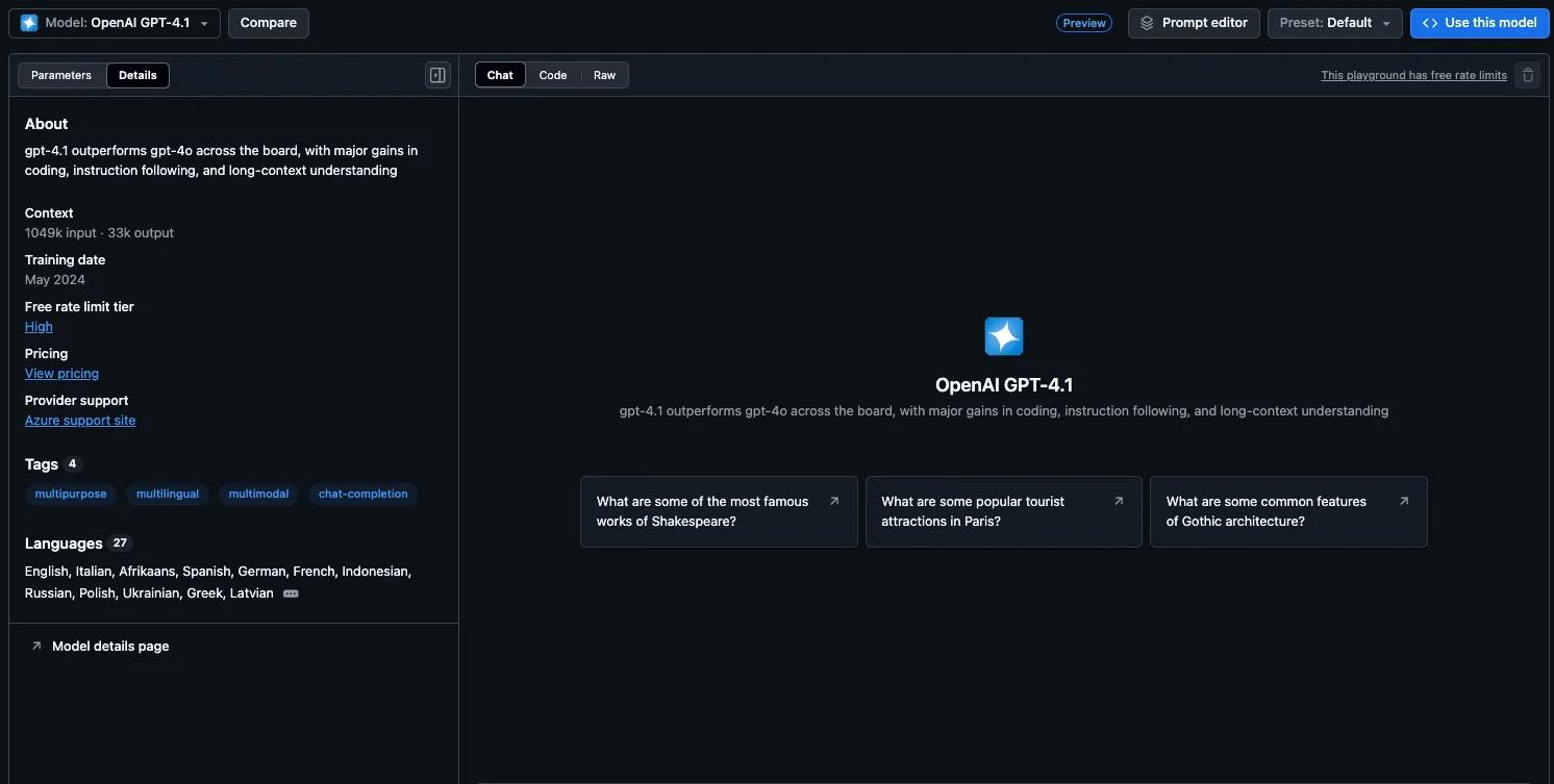 GitHub Modelsとは？AI開発・モデル選定の使い方・特徴をご紹介 | AI総合研究所 | AI総合研究所